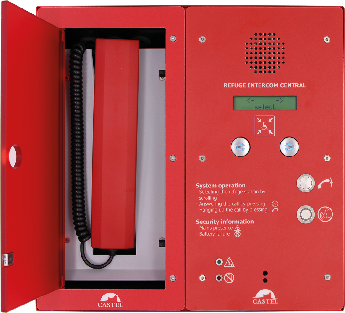 REFUGE CENTRAL WITH HANDSET - Castel, communication & security