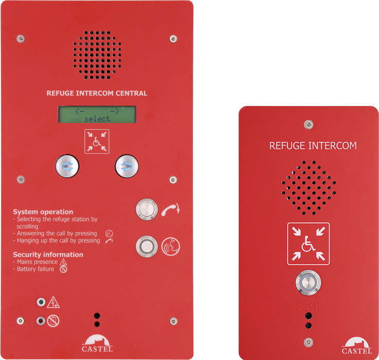 Refuge / emergency intercom - Castel, communication & security
