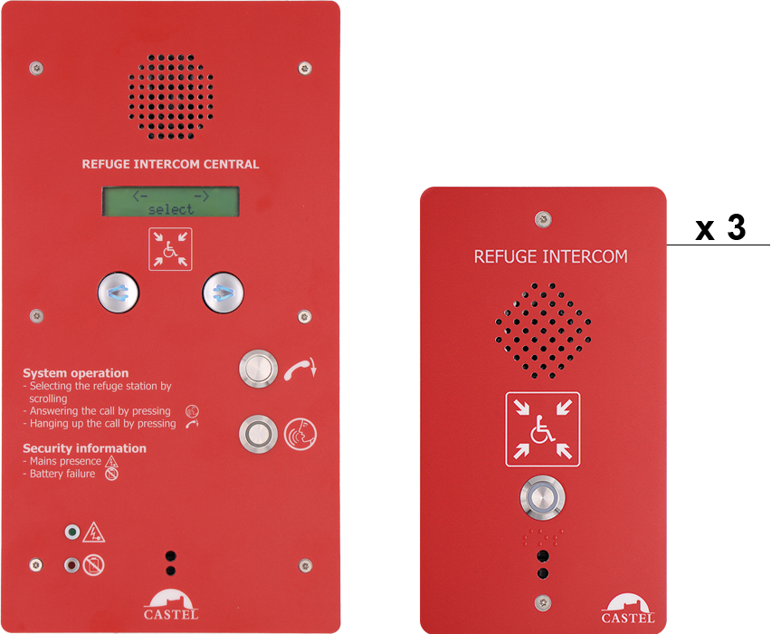 REFUGE PACK 3 - Castel, communication & security